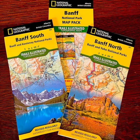 National Geographic | Other | Banff National Park Map Pack | Poshmark